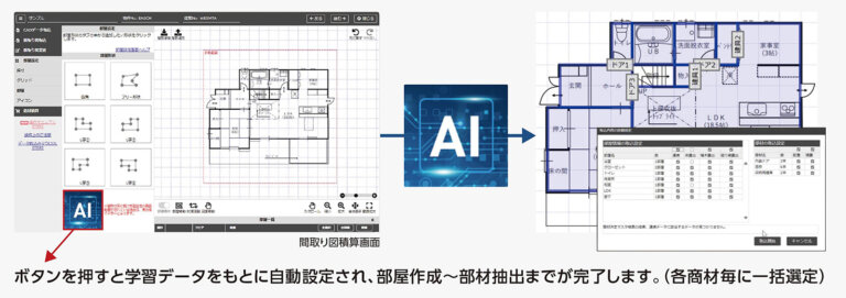 パナソニック ハウジングソリューションズ 「間取り図AI積算」を始動。 | SUGITEC｜建設業界の最新技術紹介