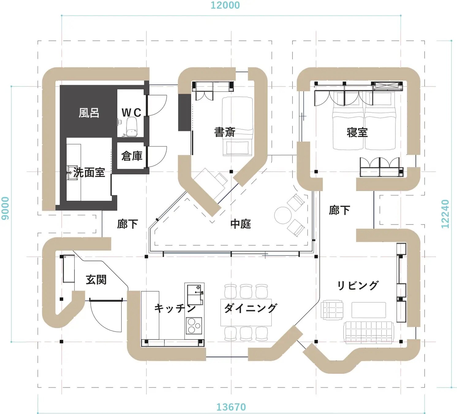 Lib Work 国内初! 土を主原料とした約100㎡の3Dプリンター住宅（一般住宅用）完成。 | SUGITEC｜建設業界の最新技術紹介