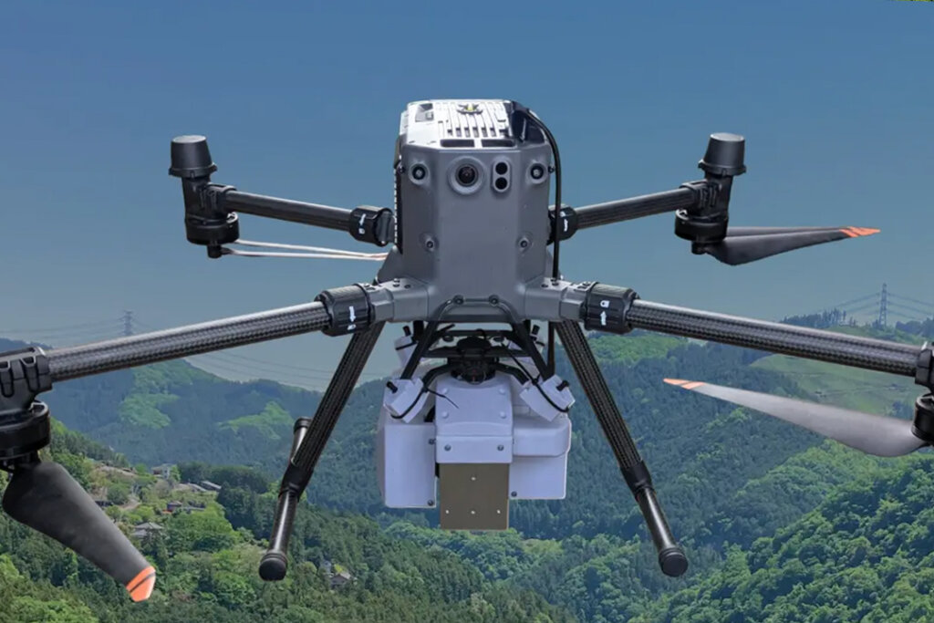 マプリィ 1cm精度のオルソ画像+点群生成可能なレーザードローン「M1-B」を発売。 | SUGITEC｜建設業界の最新技術紹介