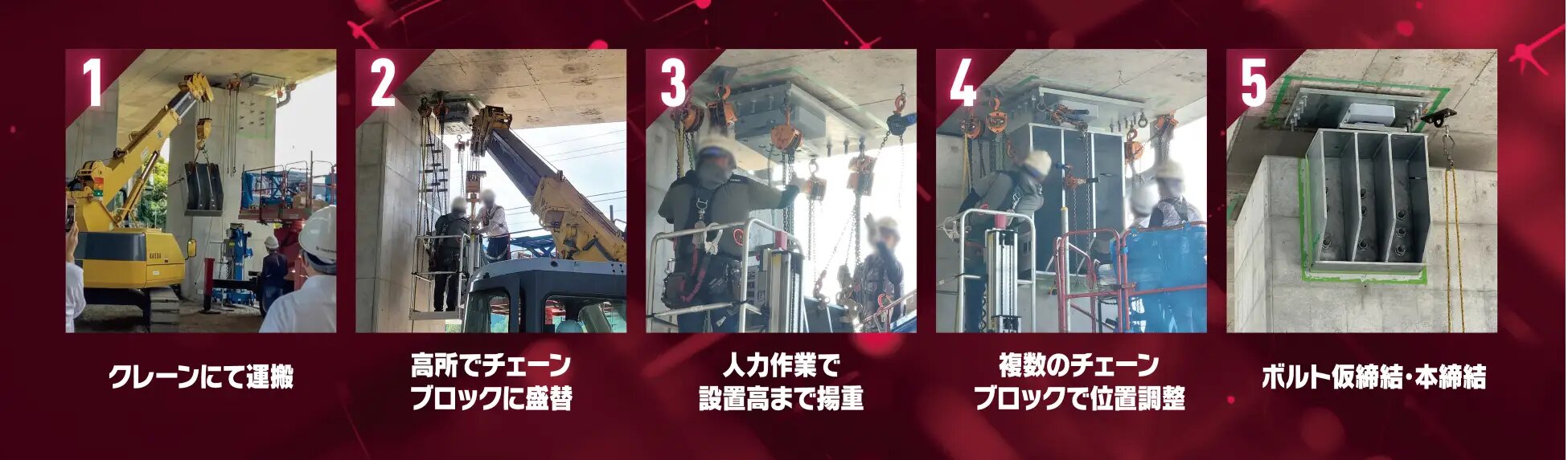 人機一体 竹中土木 橋梁耐震補強用鋼製ブラケット取付ロボット「人機スチュワートプラットフォーム ver.2.0」2025 国際ロボット展に登場。 | SUGITEC｜建設業界の最新技術紹介